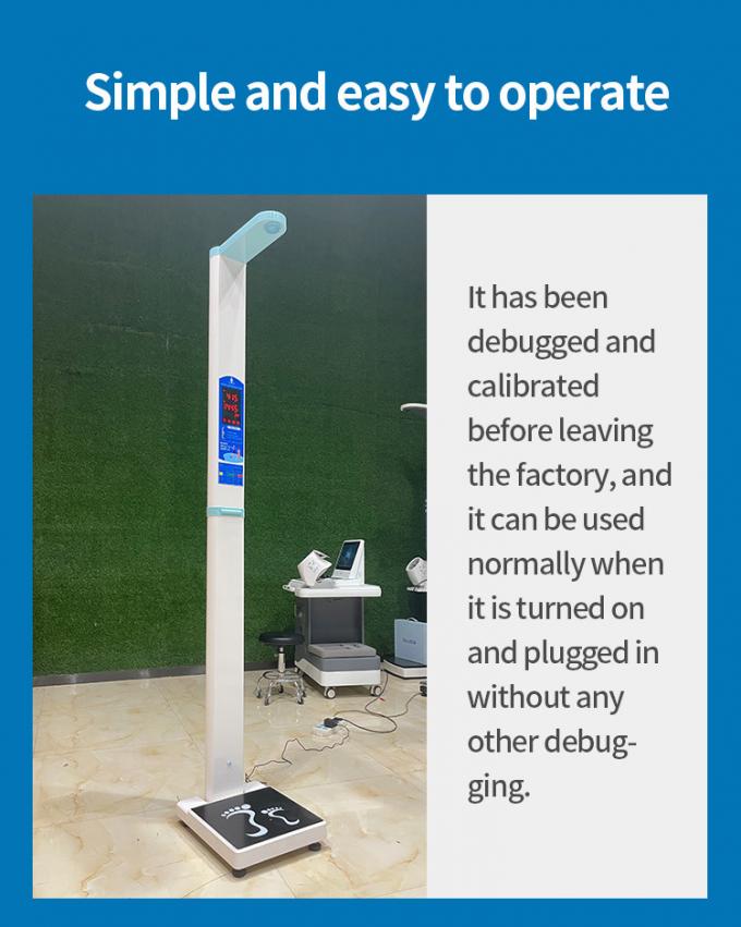 Ultrasonic Height Weight Bmi Machine , No Touching A Single Button ...